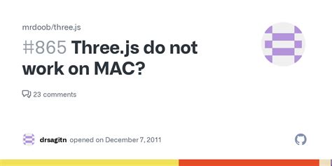 Three Js Do Not Work On MAC Issue Mrdoob Three Js GitHub