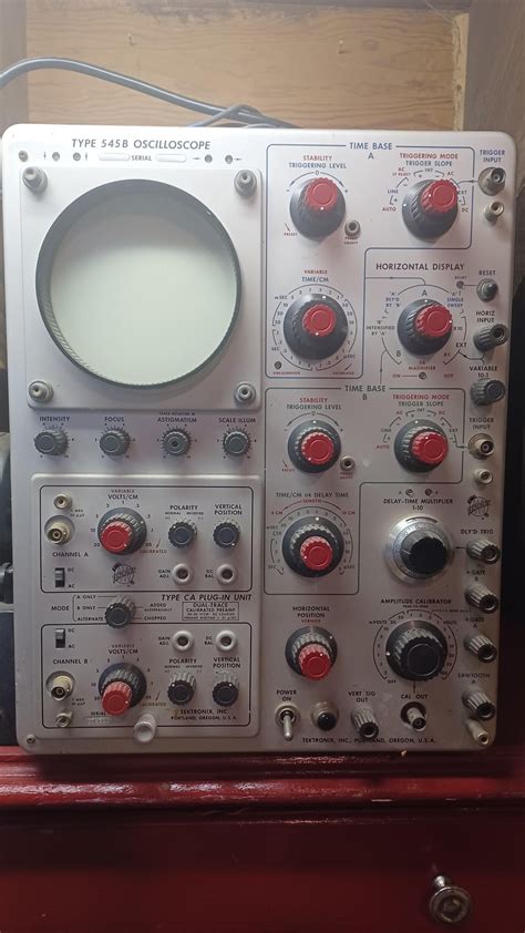 I Got This Tektronics 545b At An Auction This Has To Be Rare Right R Askelectronics