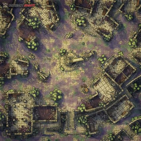 Basic Town Map Dnd Design Talk