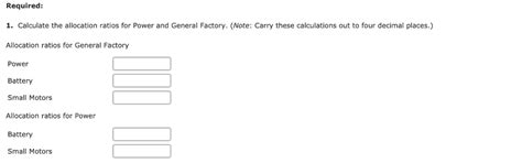 solved appendix 4b sequential method of support department