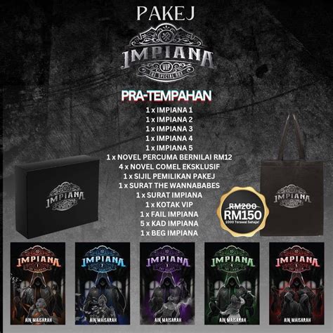 Set Impiana By Ain Maisarah Hobbies And Toys Books And Magazines