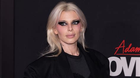 Julia Fox Goes Naked Wearing Nothing But A Hip Skimming Hair Bra