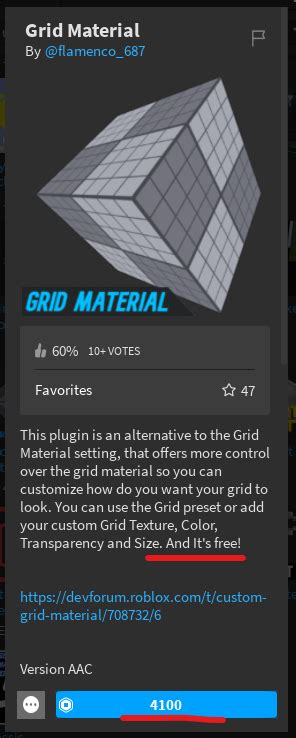 Custom Grid Material Community Resources Developer Forum Roblox