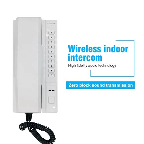 2 4ghz Wireless Audio Intercom System Access Door Phones Home Door Pho Zhongshan Anjielo Smart