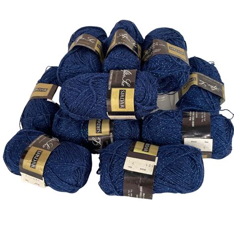 Sidar “after Six” Wool Blue 4 Ply 1 Oz Net 10 Balls S