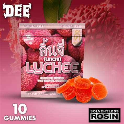 Dee Thai Lychee Gummies Dee Thai