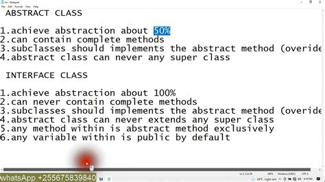 Php Object Oriented Programming Interface And Abstract Youtube