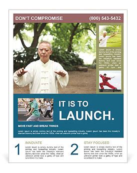 Discover The Health Benefits And Practice Of Taichi Flyer Template