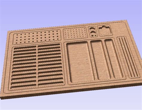 Cnc Router Deluxe Tool And Bit Organizer Storage Tray Etsy