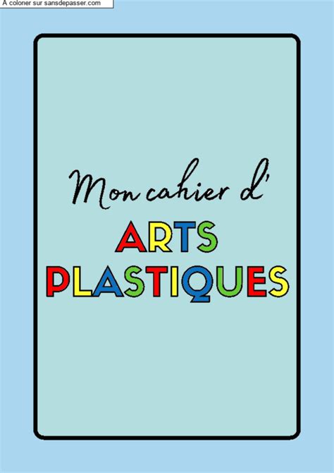 Art Plastique Dessin Page De Garde Hot Sex Picture
