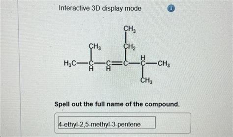 solved interactive 3d display mode ch₂ h₂c c h ch₂ ch₂ g d g