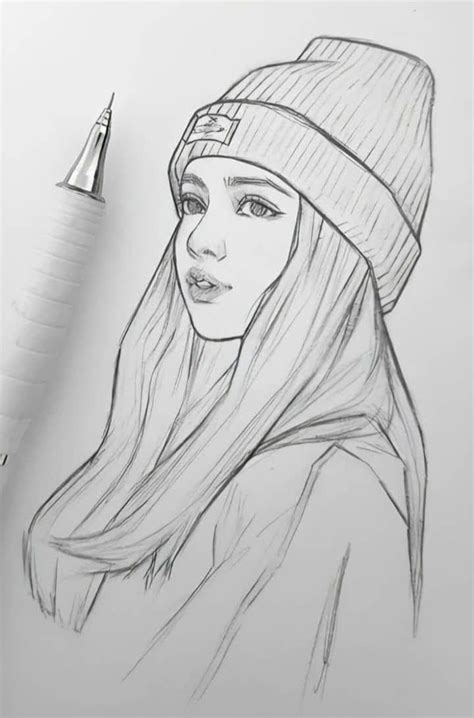 17 Cool Girl Drawing Ideas And References Artofit