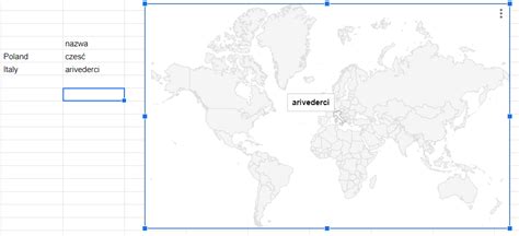 Google Spreadsheet GeoChart With Labels Rather Than Numbers Stack
