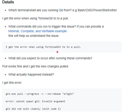 TortoiseGit 执行 git pull时报 cannot spawn git Invalid argument Digital life 博客园