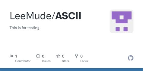 Asciiasciipy At Main · Leemudeascii · Github