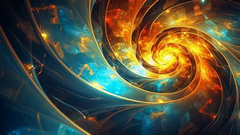 Cosmic Spirutal Abstract Background Stock Illustration Illustration Of Glowing Curve 286344838