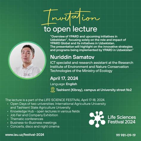 Ypard On Linkedin Nuriddin Samatov Is Carrying Out Several Initiatives To Develop Our Newly