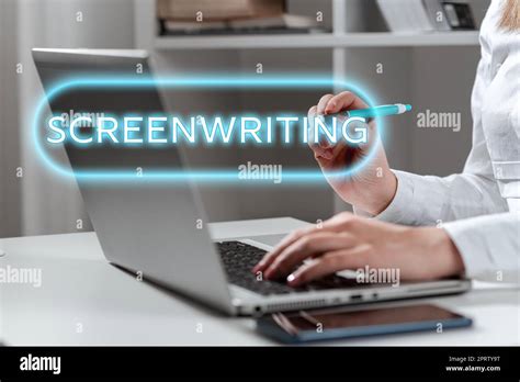 Writing Displaying Text Screenwriting Conceptual Photo The Art And Craft Of Writing Scripts For