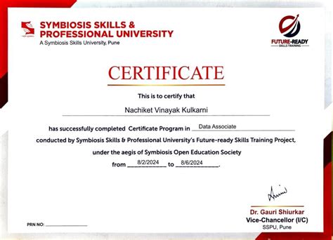 Nachiket Kulkarni On Linkedin Dataassociate Skilldevelopment Futureready Continuouslearning