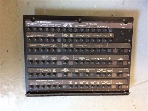 Boeing 737 Cockpit Circuit Breakers Rear Bulkhead Glb Flight Products