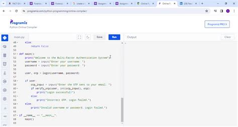 Completed My Mfa Project With Python Raajisa Vv Posted On The Topic