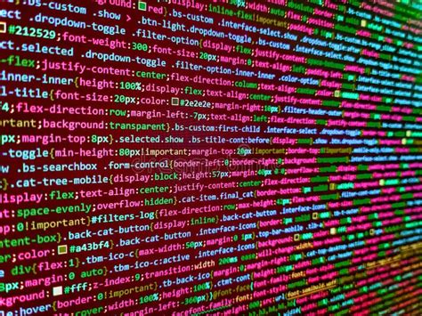 Developer Working On Source Codes On Computer At Office Modern Tech