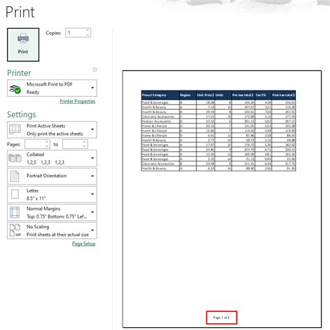 How To Insert Page Numbers In Excel In 2 Easy Ways