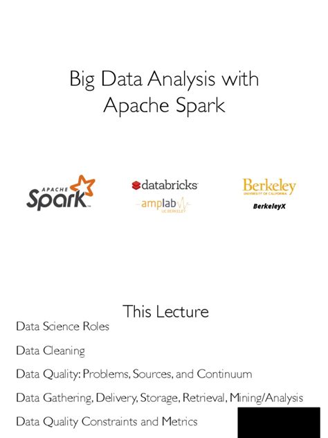 Big Data Analysis With Apache Spark Ucberkeley Pdf Bias Of An