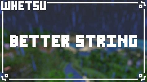 Better String Minecraft Texture Pack