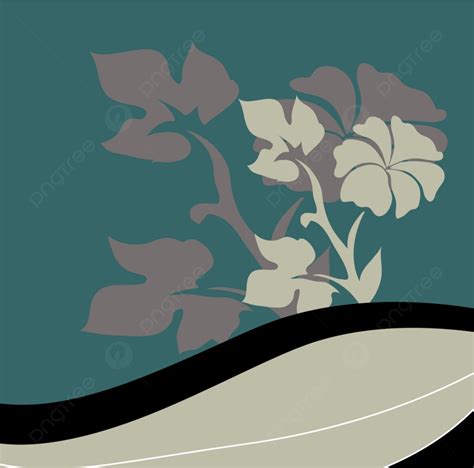 Floral Background Abstract Beautiful Blob Design Vector Graphic Background Image And