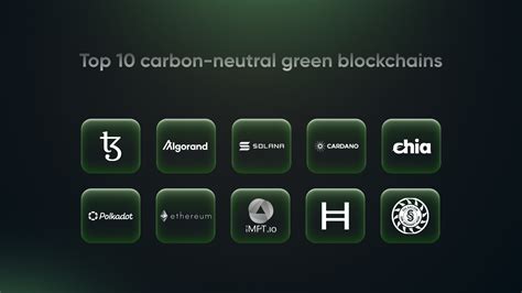 Green Blockchains Top 10 Carbon Negative Green Blockchains