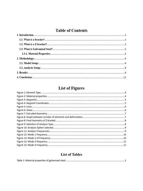 Z Bracket Modal Fea Analysis Pdf Screw Strength Of Materials