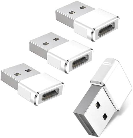Horjor Adattatore Usb C Femmina A Usb Maschio Connettore Cavo Caricatore Tipo C Adattatore Usb