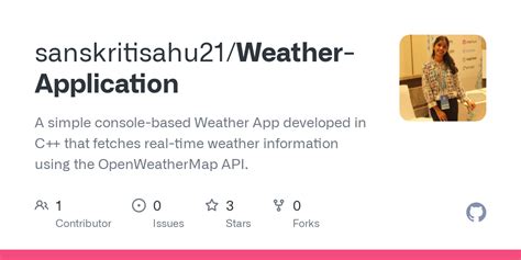 github sanskritisahu21 weather application a simple console based