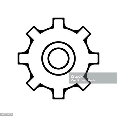 설정 아이콘 벡터 아이콘입니다 간단한 요소 그림입니다 설정 심볼 디자인 웹 및 모바일 사용할 수 있습니다 0명에 대한 스톡 벡터