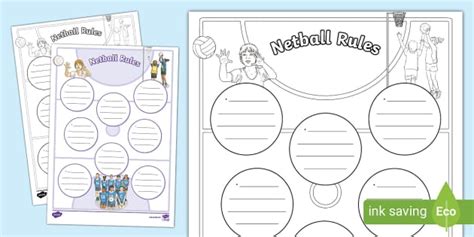 Netball Rules Writing Template Hecho Por Educadores