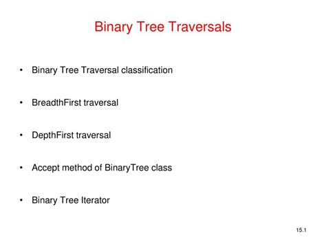 binary tree traversals ppt download
