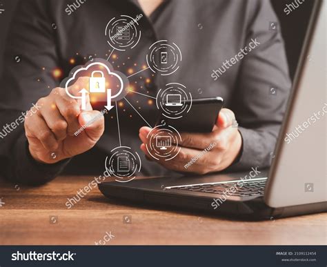 Data Encryption Security Cloud Computing System Stock Photo 2109112454 Shutterstock