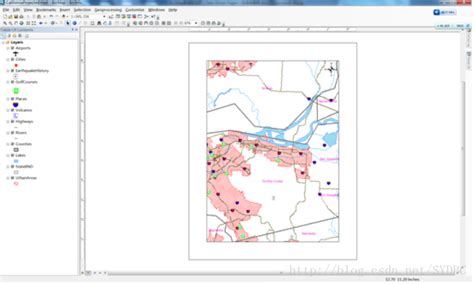 arcmap数据驱动页（data driven pages）生成地图册 csdn博客