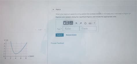 Solved Part A What Is The Maximum Speed Of A G Particle Chegg