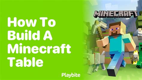 How To Build A Minecraft Table Easy Guide For Gamers Playbite