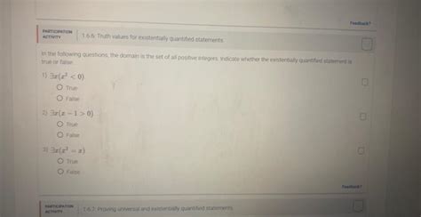 Solved In The Following Questions The Domain Is The Set Of