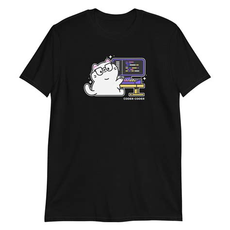 Coder Cat Softstyle T Shirt