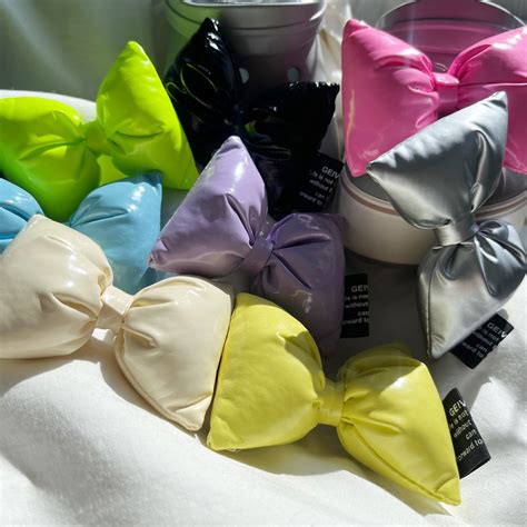 리본 패딩 쿠션 지비츠 8color 슬리퍼꾸미기 신발 장식 파츠