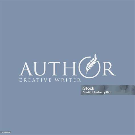 작성자 쓰기 템플릿 디자인 벡터 스톡 빈티지 펜 깃털 작가 기호 문학 아이콘 일기 기호 검은 일러스트 작가 템플릿 개념에 대한 스톡 벡터 아트 및 기타 이미지 Istock