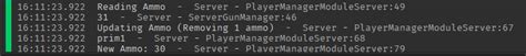 ammo system not working scripting support developer forum roblox