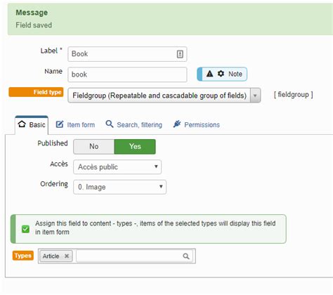 Starting Tutorials How To Create A Flipbook Item Without Code Flexicontent Advanced Cck