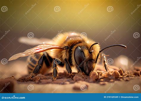 Bee Affected By Herbicide Use In Farming Use Air Pollution Generative