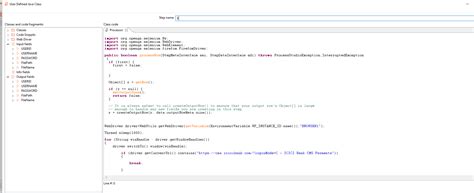 I Want To Integrate The Java Selenium Code In User Defined Java Plugin
