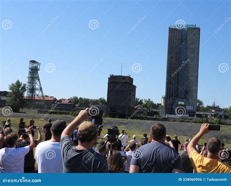 Blasting Of The Skip Mining Tower Of The Lazy Coal Mine Editorial Photo Image Of Energy